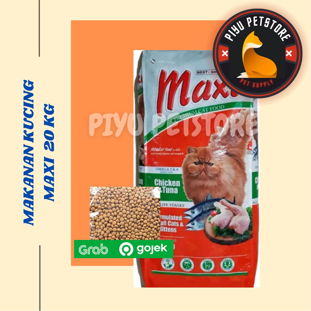 Jual [GRAB GOJEK] Makanan Kucing MAXI Cat Food Kemasan Freshpack 20 Kg ...