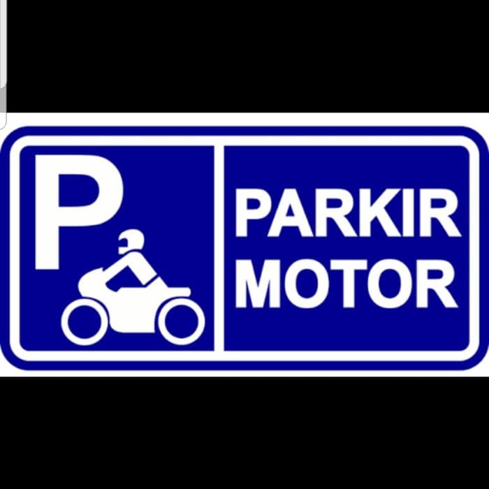 Jual SIGN STICKER K3 RAMBU SAFETY PARKIR MOTOR 15X40CM | Shopee Indonesia
