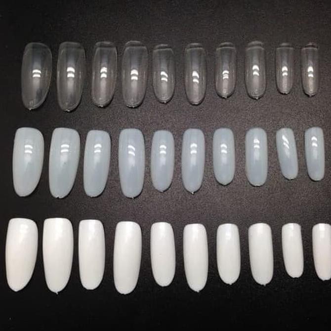 Jual Oval Shape Fake Nails Full Cover 500pcs | Shopee Indonesia