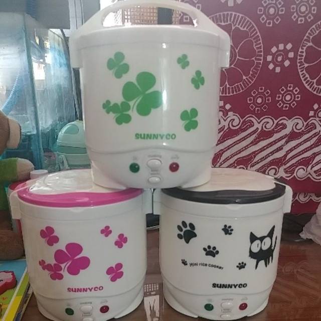 Jual Mini Rice Cooker Magic com Sunnyco 1 liter Imut lucu praktis ...