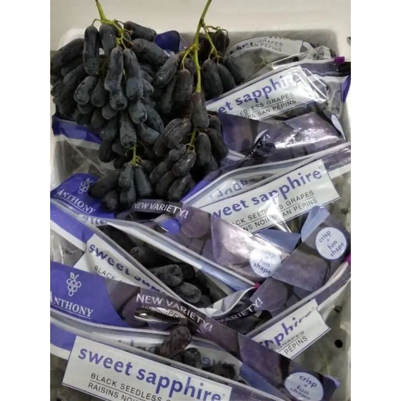 Jual ANGGUR MOONDROP(sweet sapphire grapes) | Shopee Indonesia