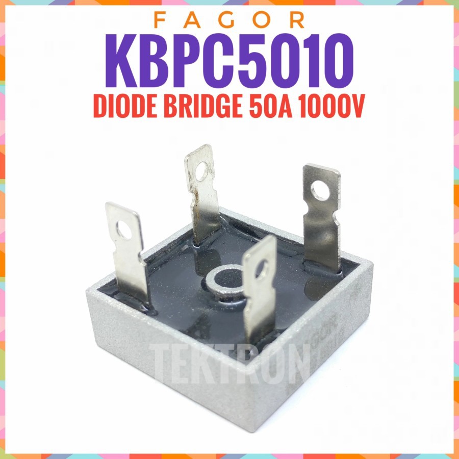 Jual Fagor KBPC5010 Diode Bridge 50A 1000V 5010 Dioda Rectifier Asli ...