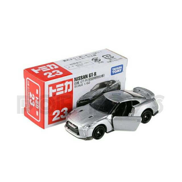 Jual Tomica 23 Nissan GT-R Silver (1/62) | Shopee Indonesia