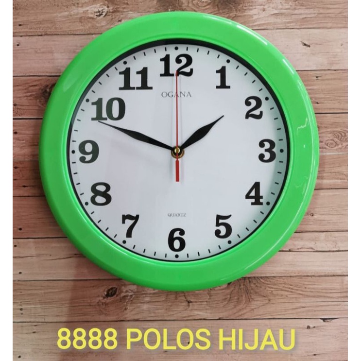 Jual JAM DINDING OGANA POLOS DIAMETER 30CM FREE BATERAI | Shopee Indonesia