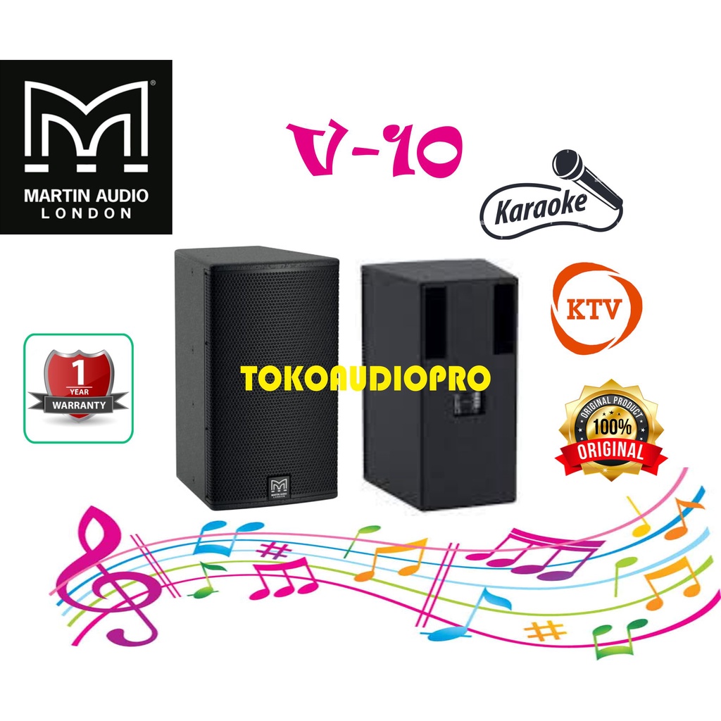 Jual Martin Audio V10 Compact 10" Two-Way Passive Speaker Pasif V-10 ...