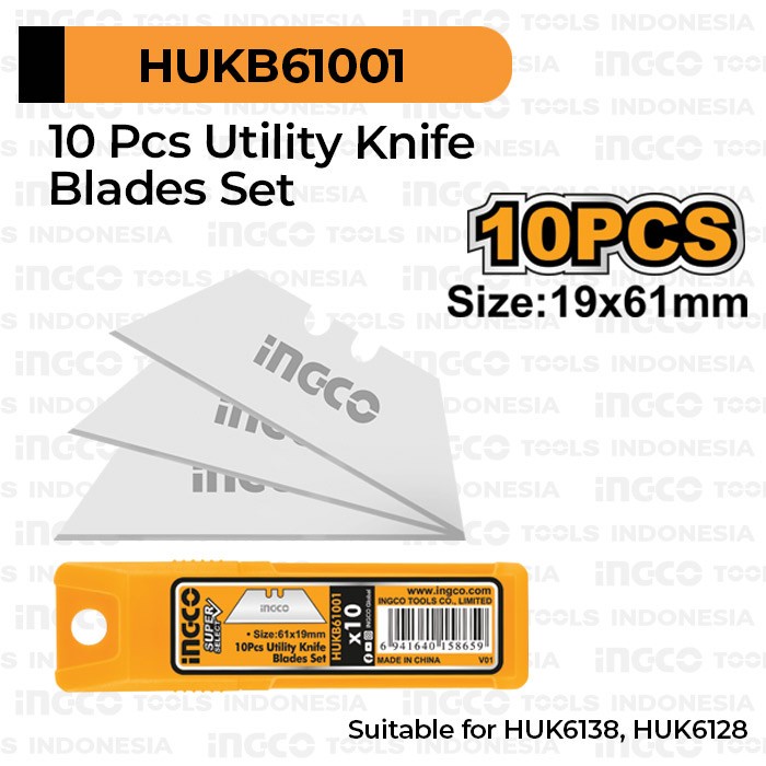 Jual Refill Utility Knife Blade SK5 INGCO HUKB61001 Isi Cutter ...