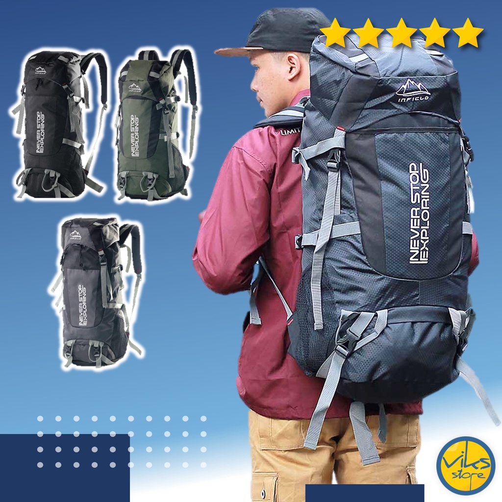 Jual Tas Ransel Carrier Backpack Gunung Adventure Hiking Outdoor Original 70L Liter Tas Naik ...