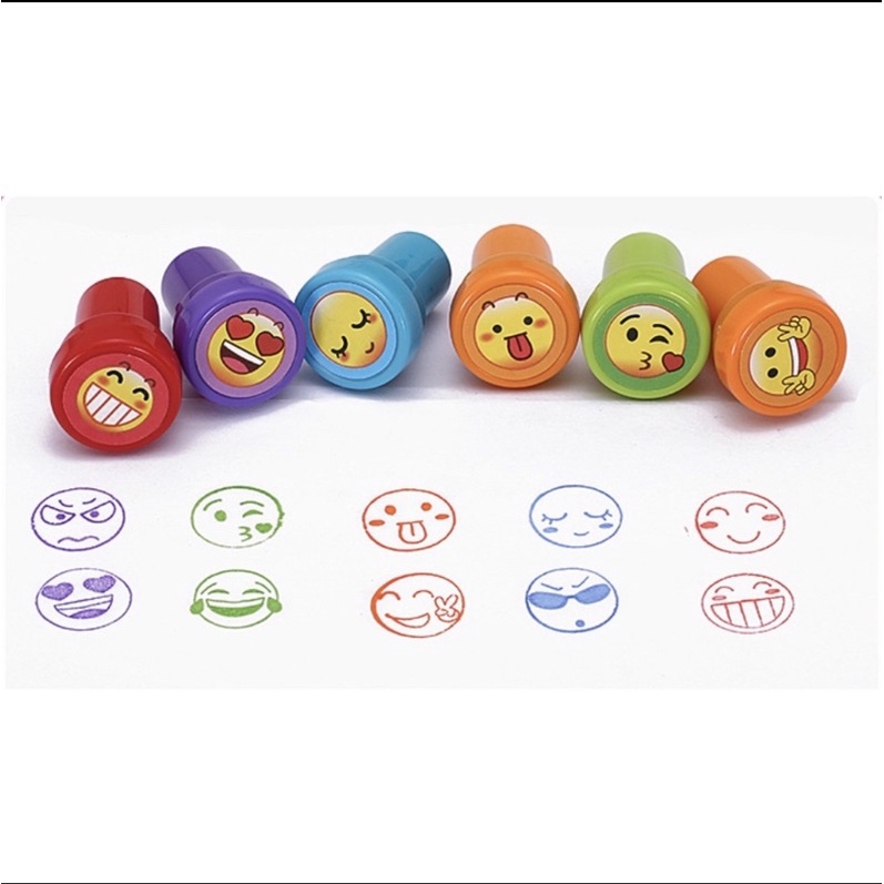 Jual Stempel Stamp emoji, stamp smiley, stamp utk anak, stempel lucu ...