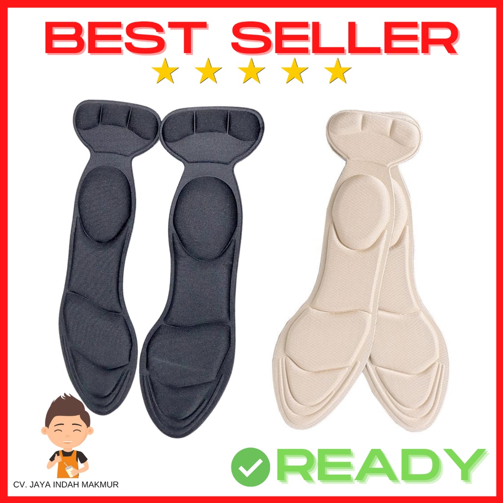 Jual Alas Sepatu Insole Bantalan Kaki Wanita SEPASANG 2PCS Sol Hak ...