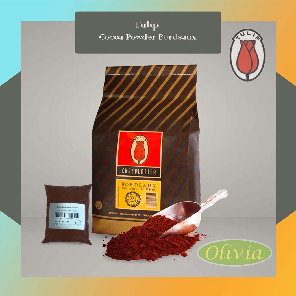 Jual Coklat Bubuk / Cocoa Powder Bordeaux Tulip 500Gr | Shopee Indonesia
