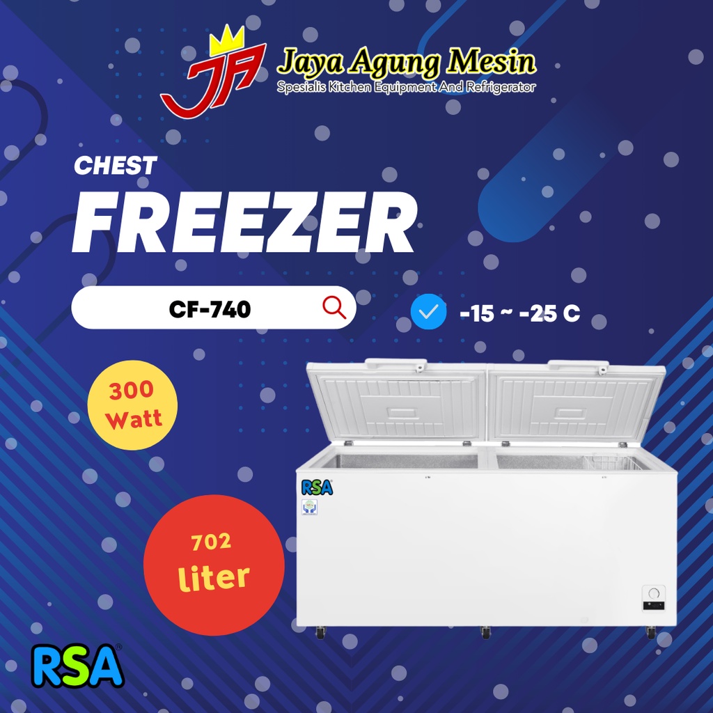 Jual Chest Freezer RSA CF 740 Freezer Box/Freezer CF-740/CF740 | Shopee ...