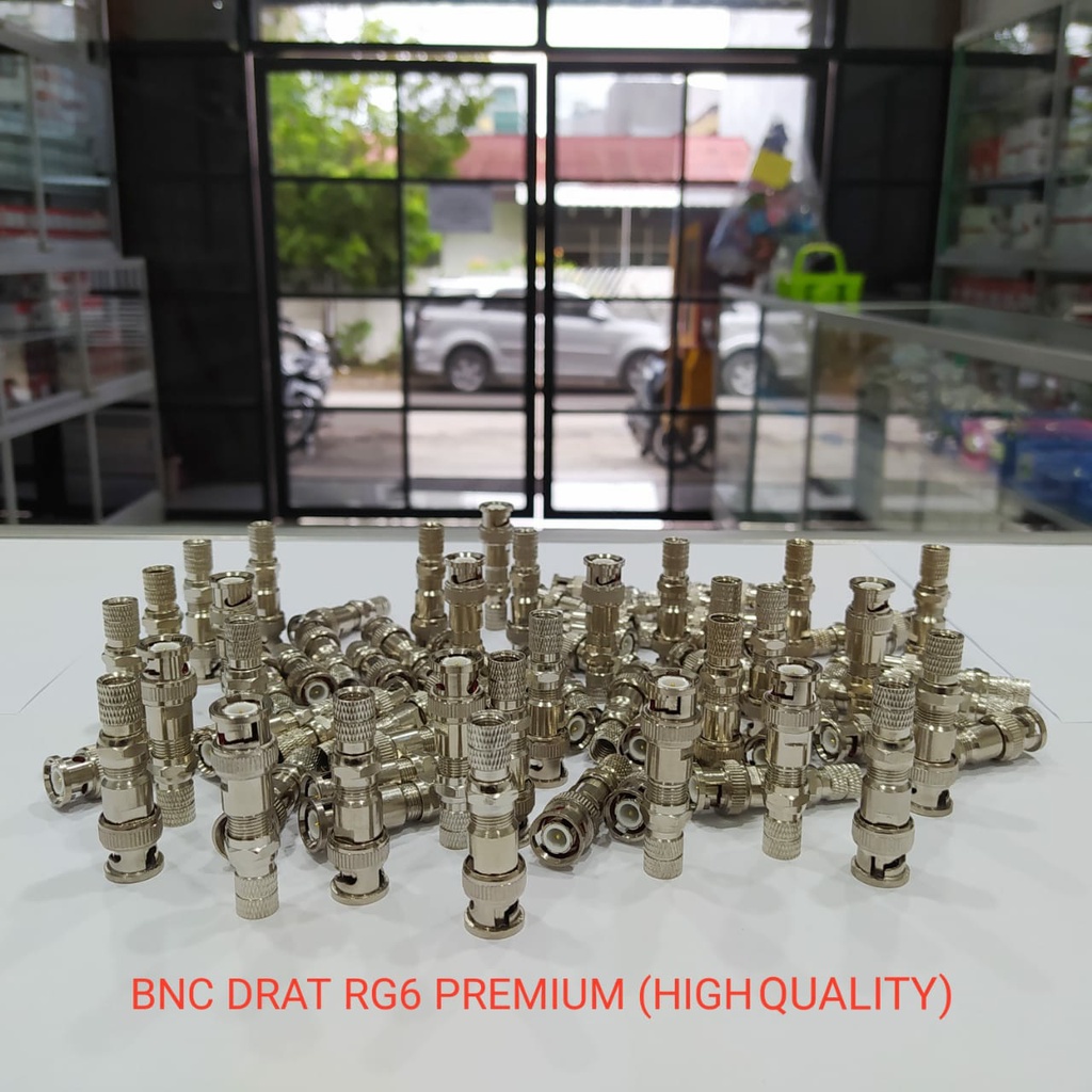 Jual BNC Drat RG6 Premium (High Quality) | Shopee Indonesia