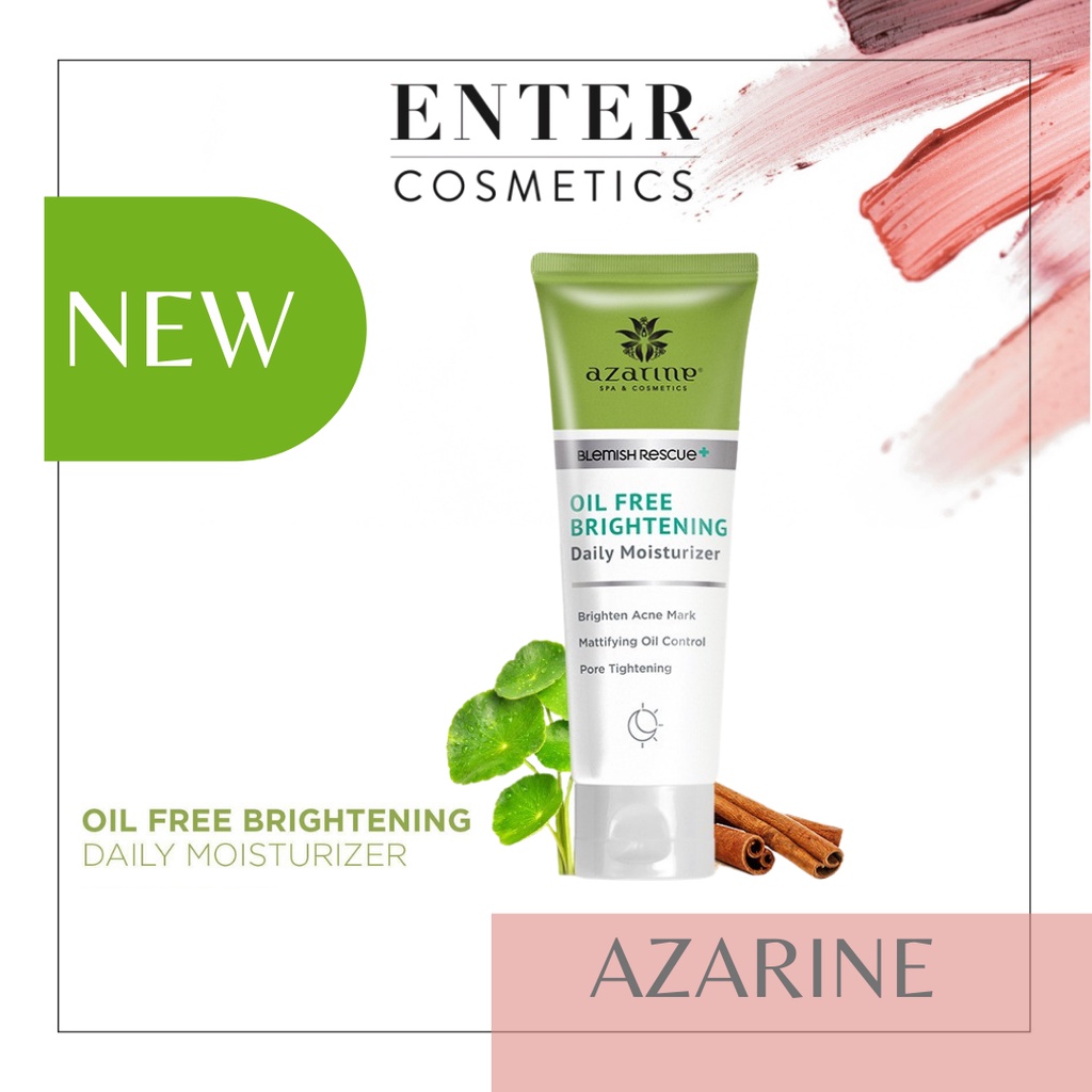 Jual Azarine Oil Free Brightening Daily Moisturizer 40g | Shopee Indonesia