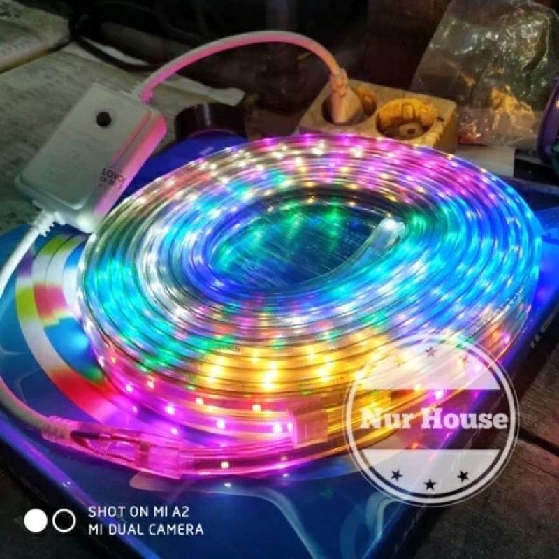 Jual lampu led strip rgb lampu selang warna warni harga permeter ...