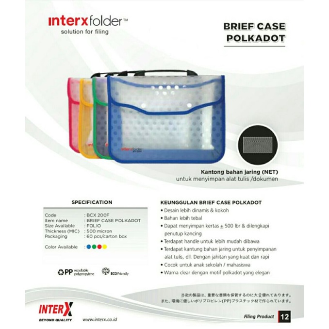 Jual Inter X zipper map brief bag tas kancing polkadot | Shopee Indonesia