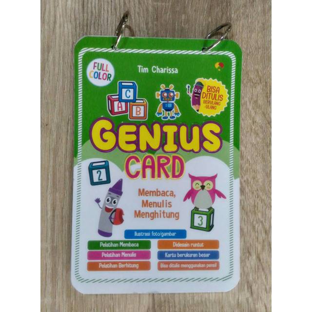 Jual Genius Card : Membaca Menulis Menghitung | Shopee Indonesia