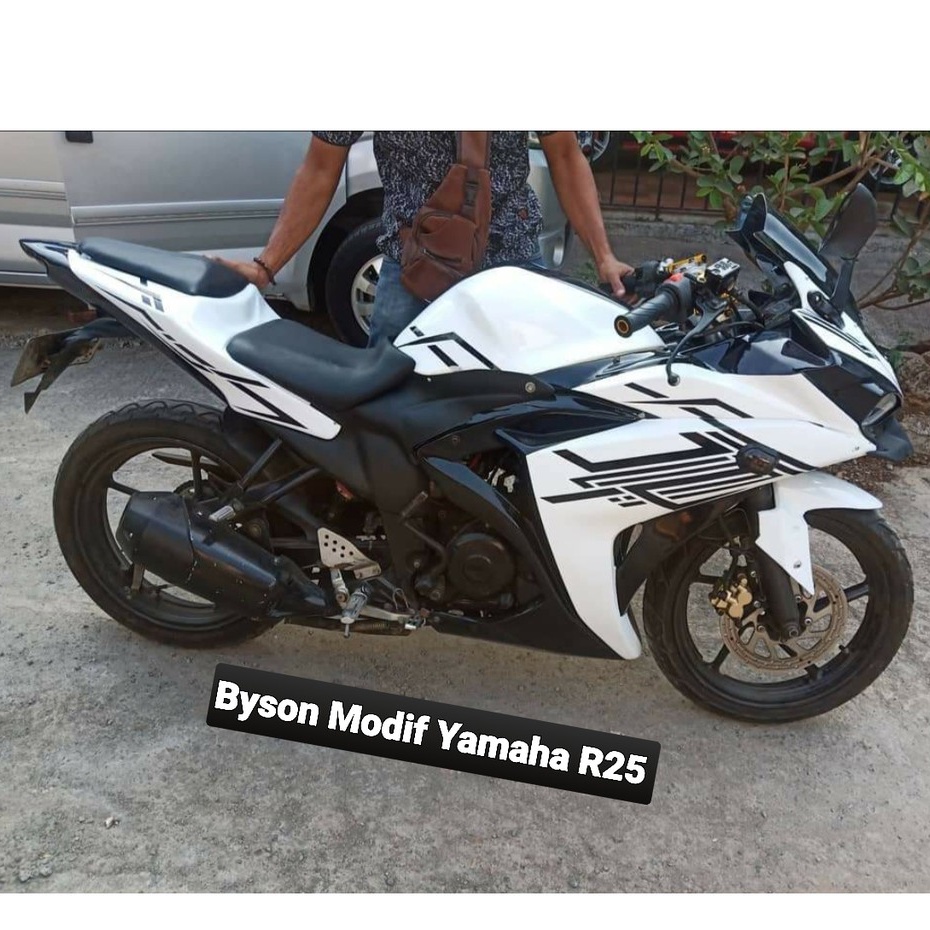 Jual FULL FAIRING YAMAHA BYSON MODIF R25 | Shopee Indonesia