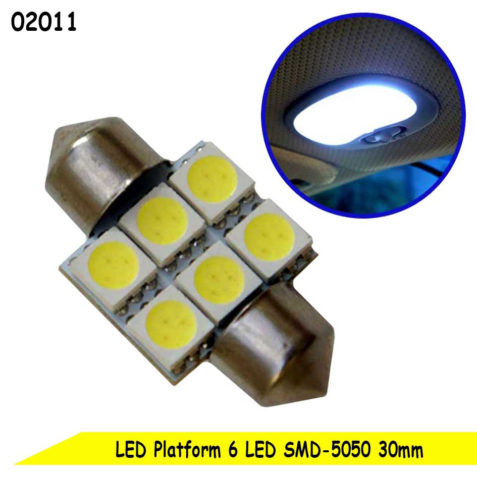 Jual Lampu LED Atap Platform Mobil 6 LED-SMD-5050 30mm | Shopee Indonesia