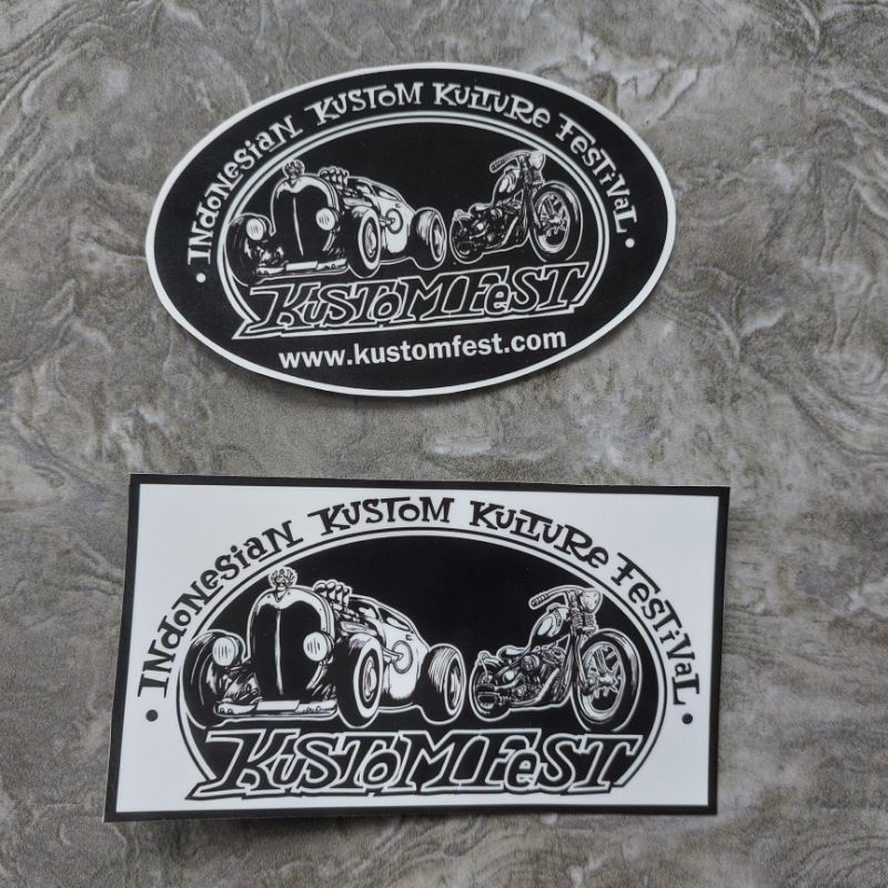 Jual STIKER I KUSTOM FEST I EVENT JOGJA LAMINASI | Shopee Indonesia