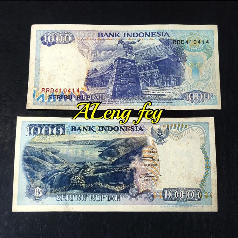 Jual uang kuno Tahun 1992 Lompat Batu 1000 Rupiah | Shopee Indonesia