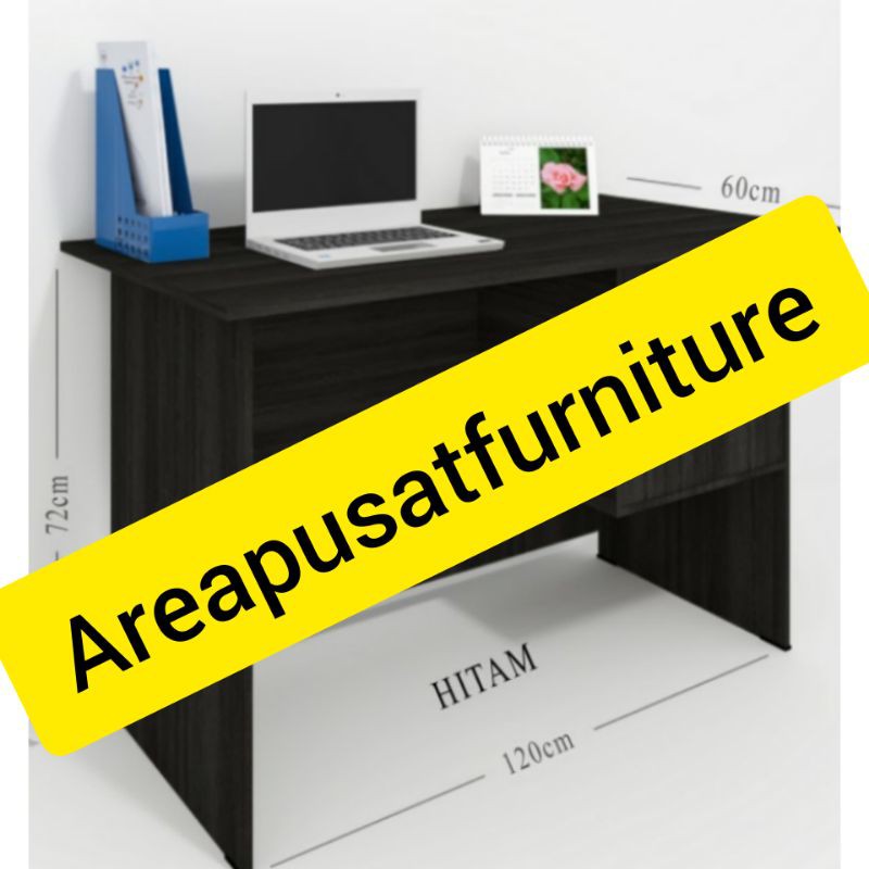 Jual meja kantor/meja toko warna hitam ready | Shopee Indonesia