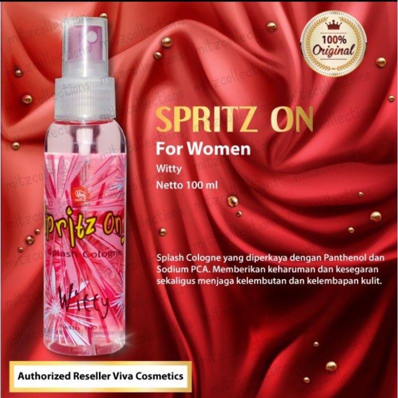 Jual VIVA SPRITZ ON SPLASH COLOGNE 100ml | Shopee Indonesia