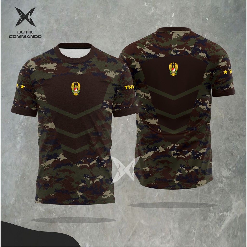Jual Kaos Jersey Olahraga TNI AD Jatah KASAD Fullprint | Jersey PDH Jatah KSAD III | Shopee ...