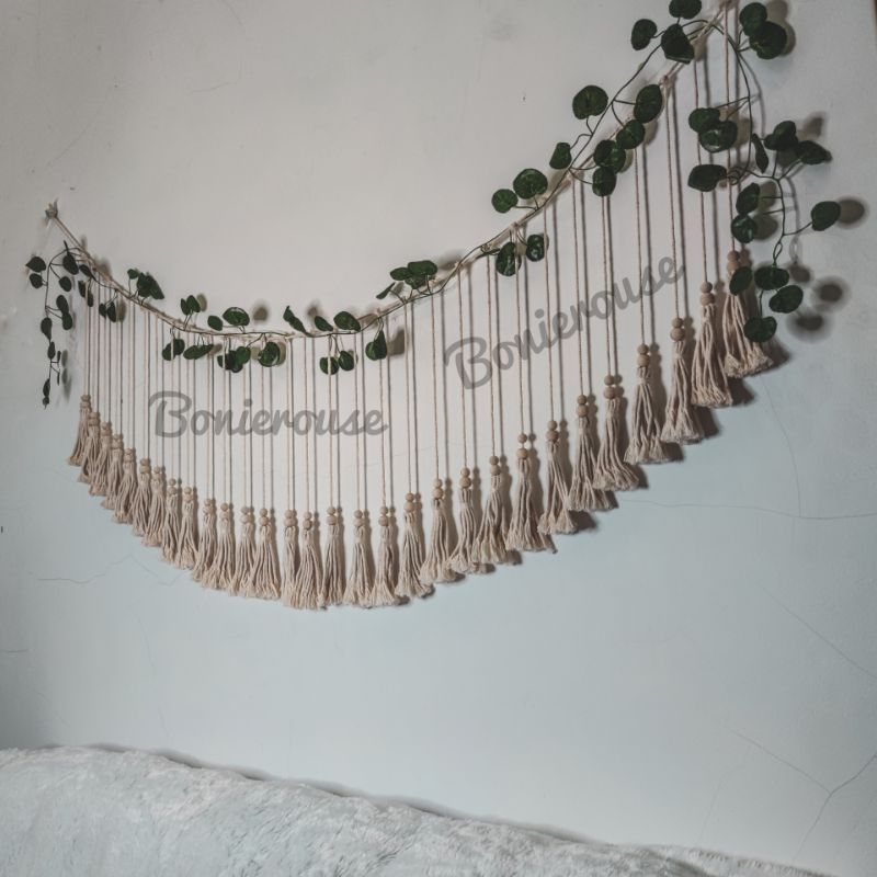 Jual garland bunting rumbai backdrop aesthetic hiasan dinding | Shopee ...
