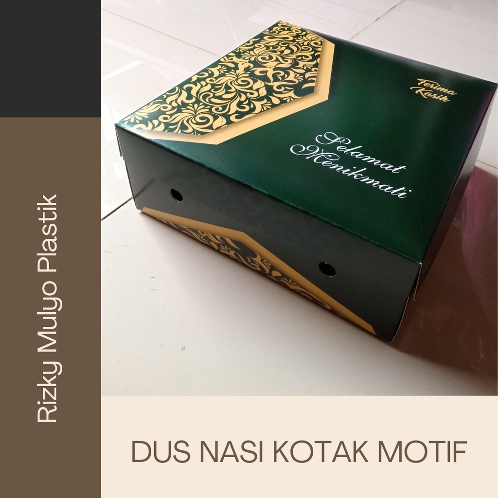 Jual Dus Nasi Kotak / Kardus Nasi / Rice Box / Kotak Makanan / Kotak ...