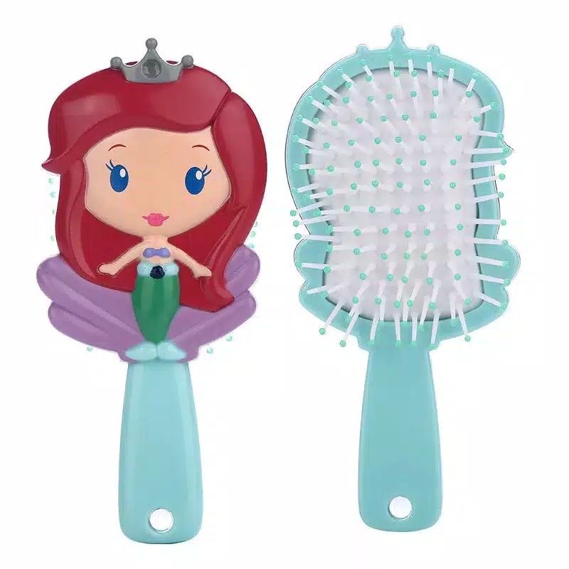 Jual Sisir Rambut Anak Princess 3D Karakter Putri Salju Mermaid Frozen ...