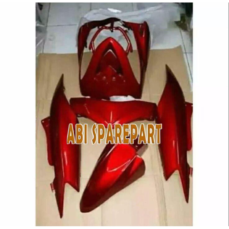 Jual FULL BODY ALUS YAMAHA MIO SOUL LAMA WARNA MERAH MARRON POLOS ...