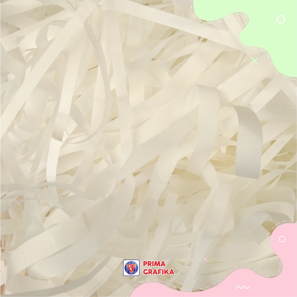 Jual [200 gr] [4 Ukuran] Kertas Cacah Kertas Serut Kertas Kawul Kertas ...