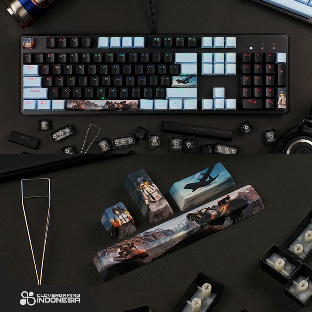 Jual Keycaps CLV PUBG Spacebar Set - PBT 4 Keycap Set Custom | Shopee ...