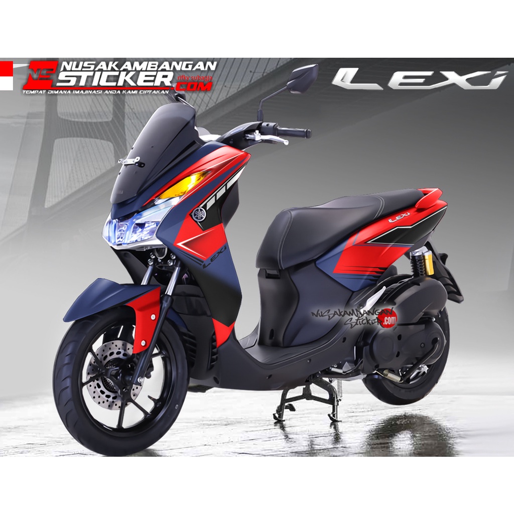 Jual Stiker LEXI MERAH GRAFIS BIRU | Shopee Indonesia