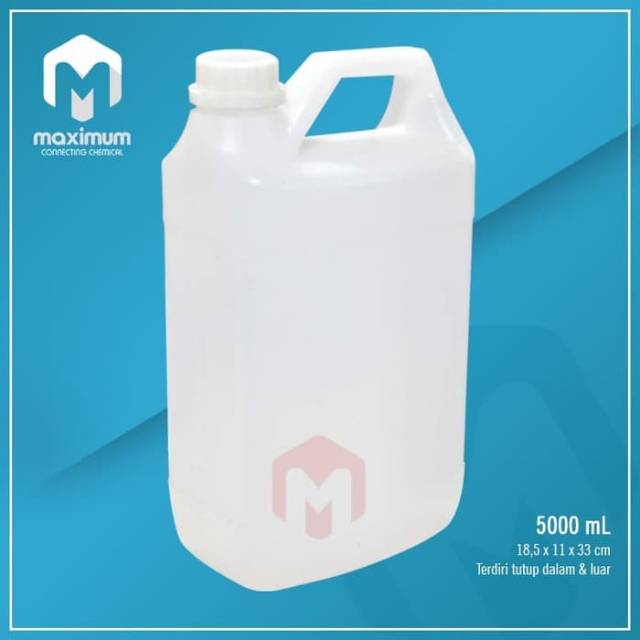 Jual JERIGEN 5 LITER BOTOL TEMPAT AIR MURAH | Shopee Indonesia