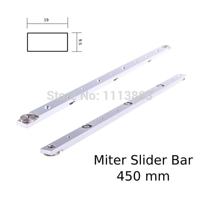 Jual t-track Miter Bar Slider for Table Saw router table 450mm | Shopee ...