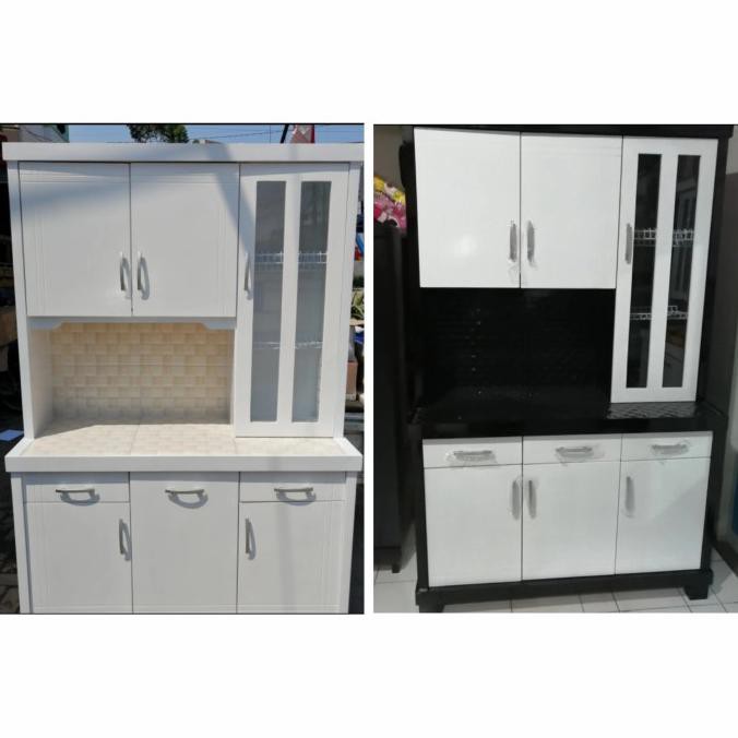 Jual Lemari Dapur / Kitchen Set / Rak Piring / Lemari Sayur 3 Pintu ...