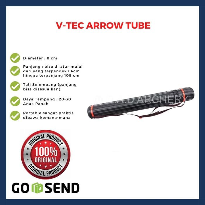 Jual ARROW TUBE - TABUNG PIPA ARROW - V TEC ARROW TUBE | Shopee Indonesia