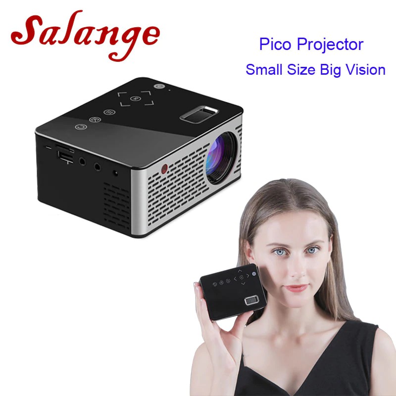 Jual IMPORT Salange T200 Pocket Mini Projector,Touch keys HDMI USB AV ...