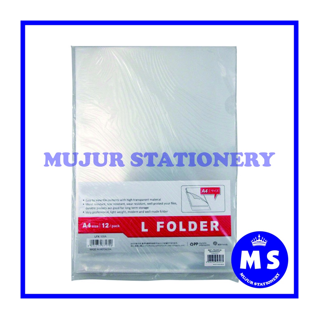 Jual INTERX MAP L A4 (L FOLDER A4) LFX100A | Shopee Indonesia