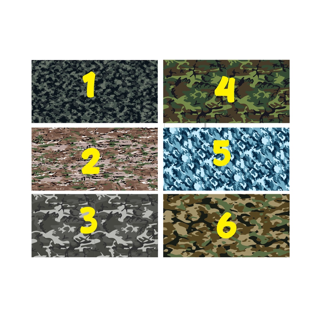 Jual STIKER STICKER CAMO CAMOUFLAGE KAMUFLASE CAMUFLASE 100X50CM ARMY ...