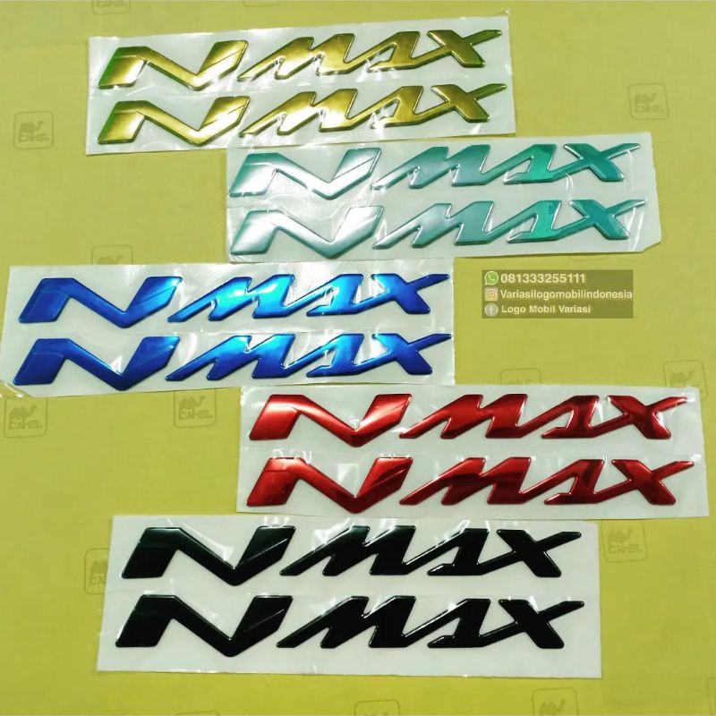 Jual 2pcs SEPASANG Emblem logo YAMAHA NMAX TMAX XMAX ukuran original ...