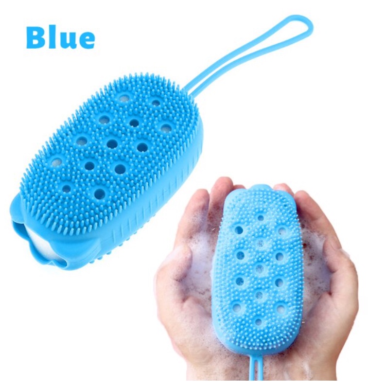 Jual (LWS) Spons Mandi Bath Sponge Sabun Batang Cair 2In1 Sikat Spons ...