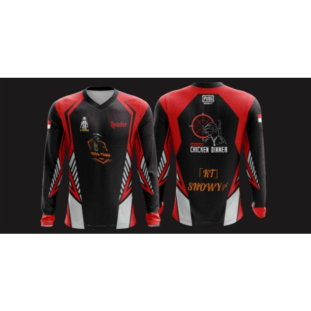 Jual Jersey gaming Esport Lengan Panjang ( Bisa Pakai Desain Sendiri ...