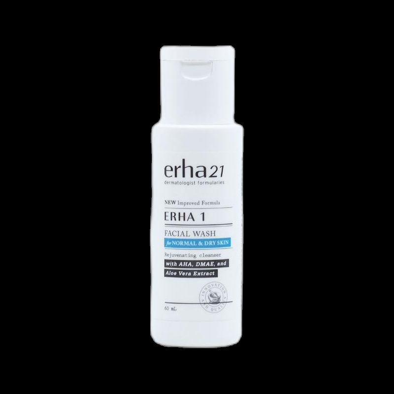 Jual ERHA 1 FACIAL WASH FOR OILY/NORMAL & Dry skin With AHA,DMAE ...