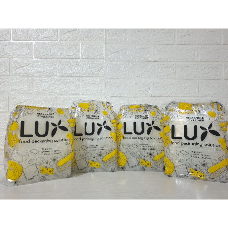 Jual box container rectangle/ box persegi panjang 500 ml, 650 ml, 750 ...