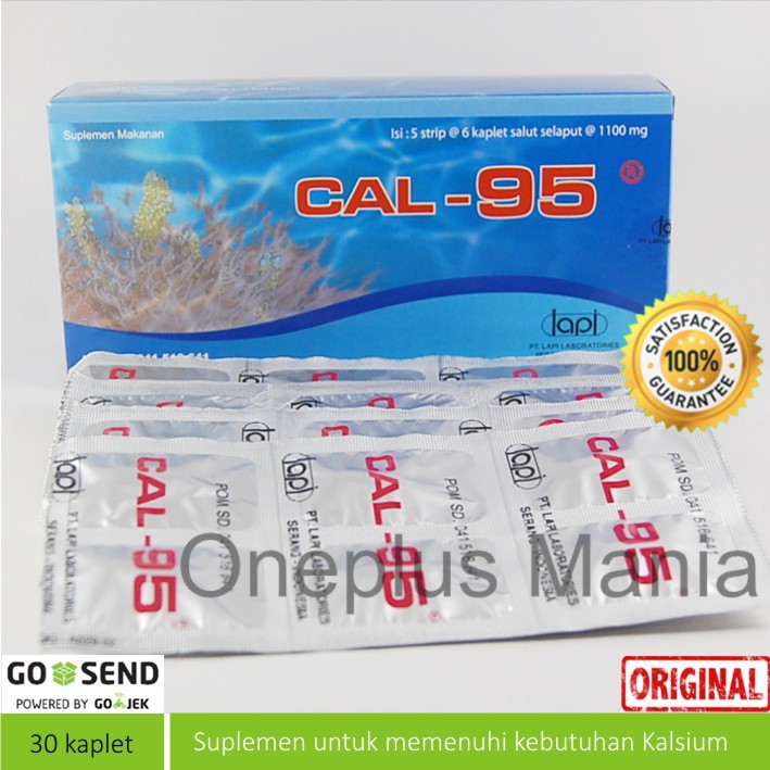 Jual CAL 95 / CAL-95 SUPLEMEN KALSIUM | Shopee Indonesia
