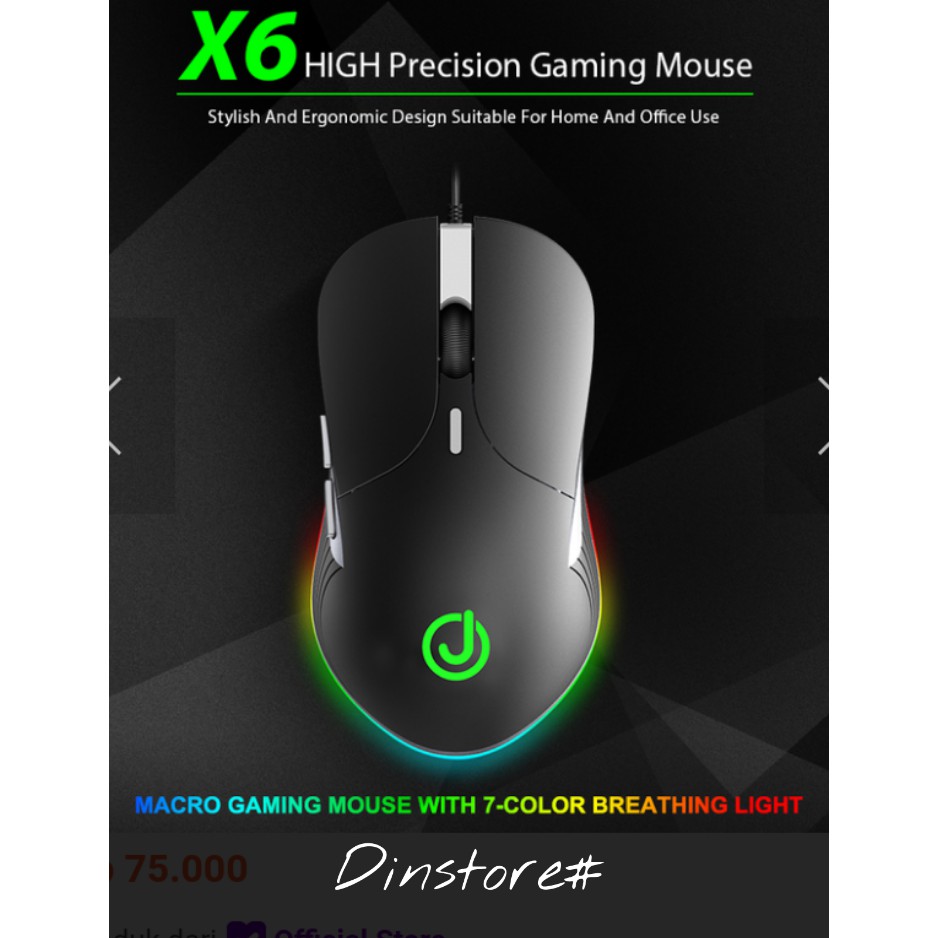 Jual Gaming Mouse JOYSEUS RGB 3200DPI LED USB Professional - MS0005 ...