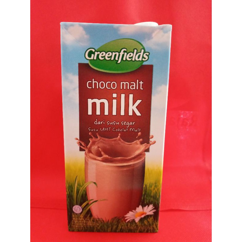 Jual Greenfields Choco Malt Milk 1000 ml | Shopee Indonesia