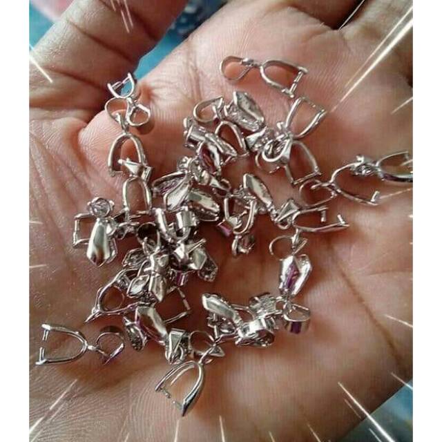 Jual Kait liontin kecil silver/lusin | Shopee Indonesia